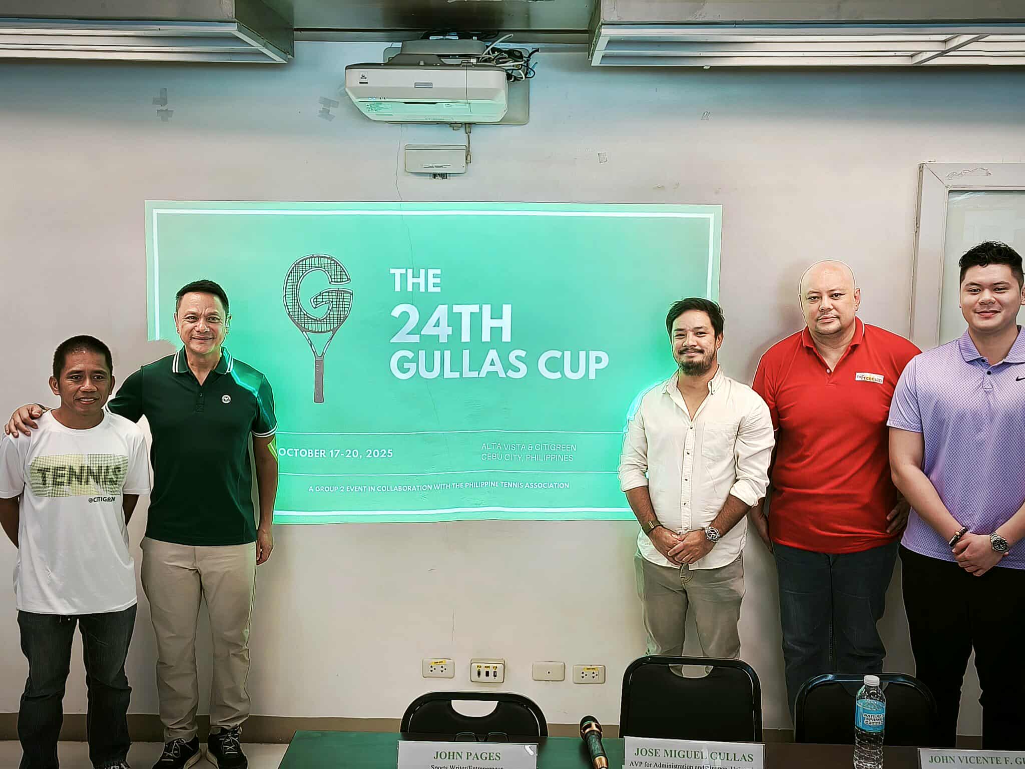 Gullas Tennis Cup returns in October after six-year hiatus | Cebu Daily News
