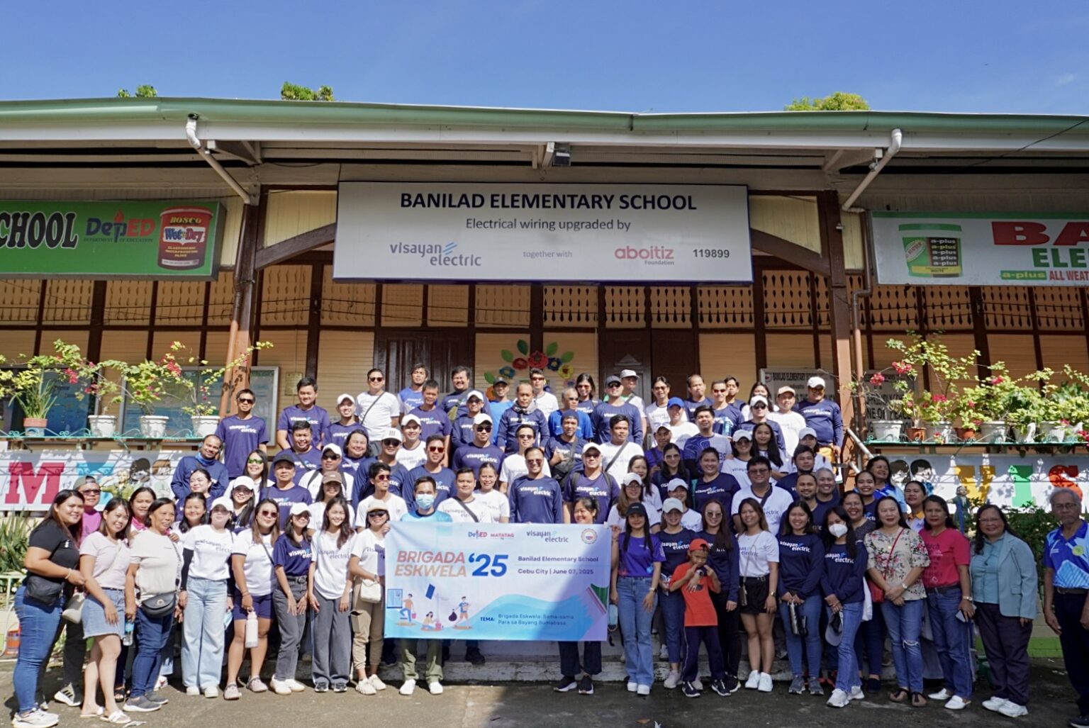 Visayan Electric conducts Brigada Eskwela Drive in Banilad Elementary ...