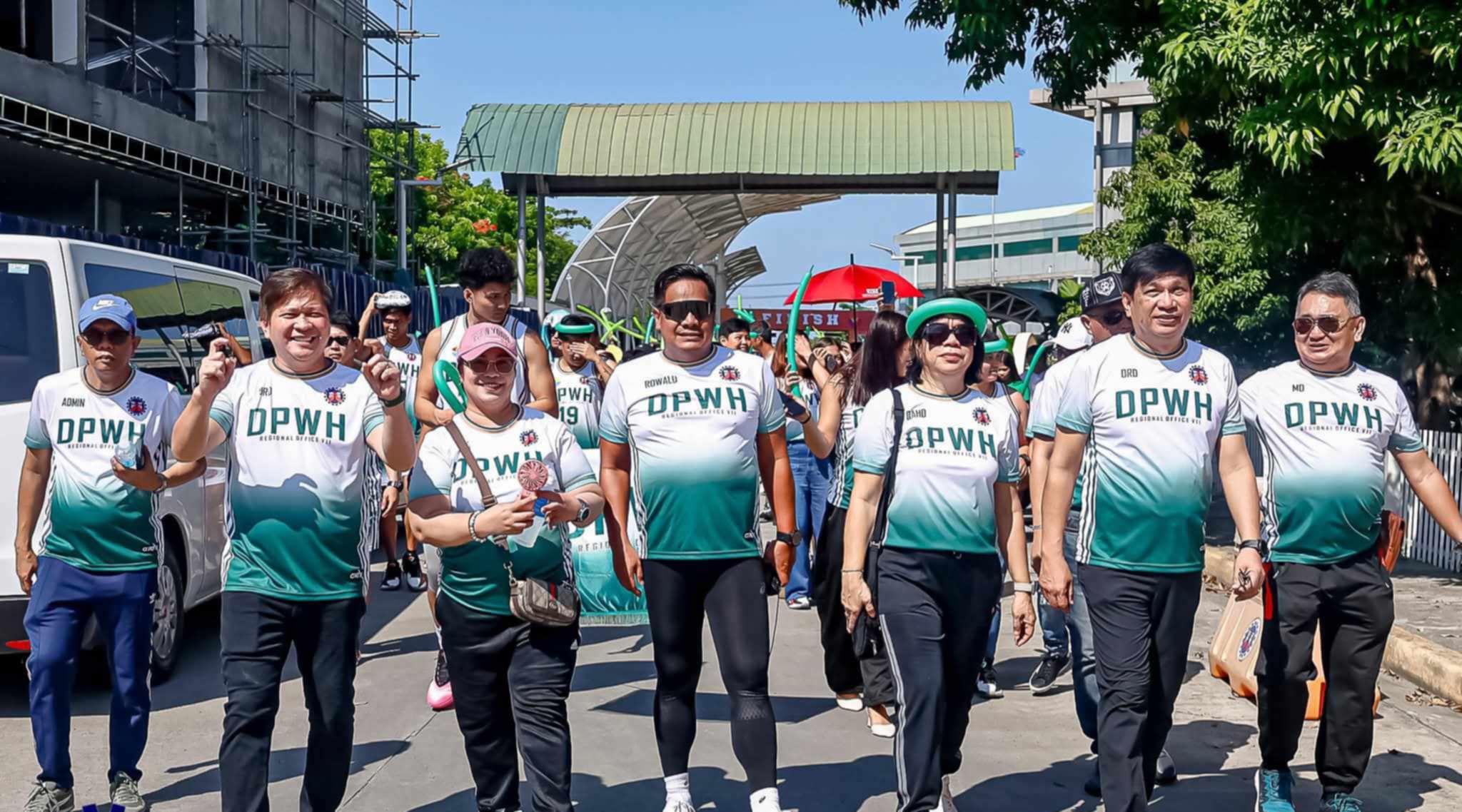DPWH-7 launches 127th anniversary with fun run, sports events