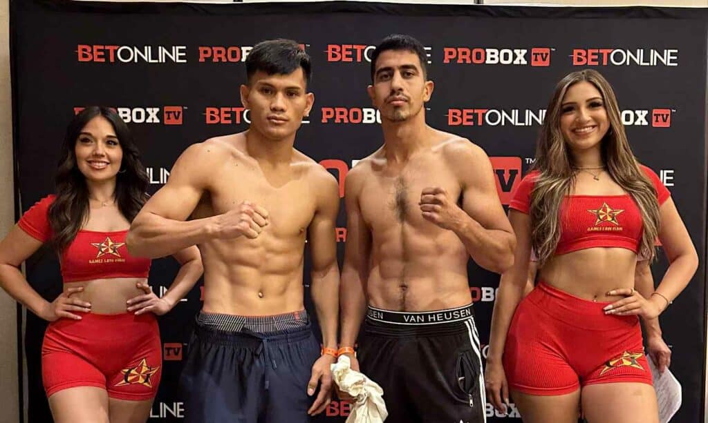 Mindoro vs Munguia: Both fighters make weight for Texas bout