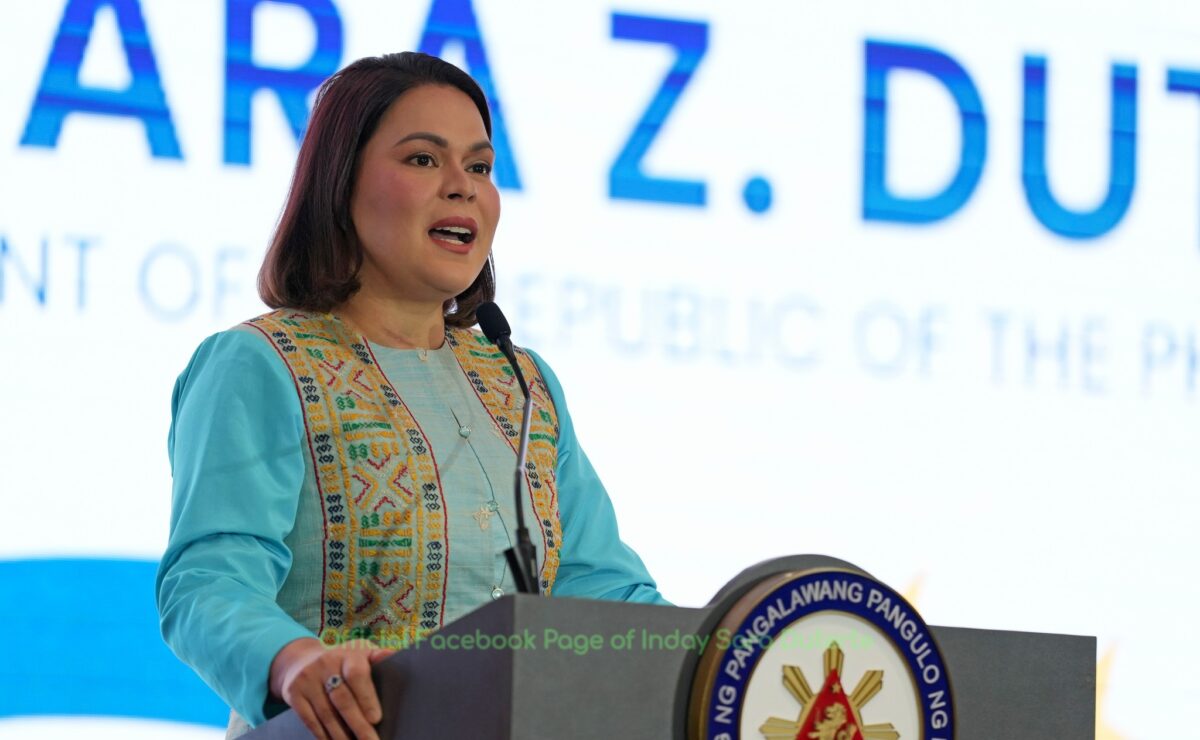 Sara Duterte cites freedom of speech in defending PH education remark