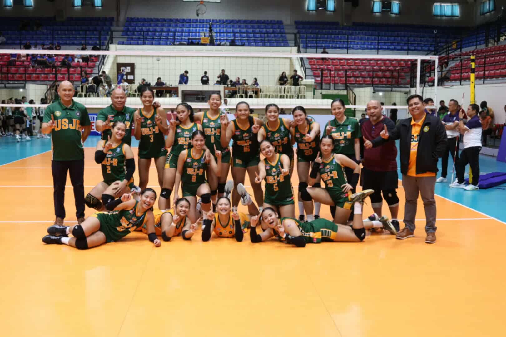 USJ-R Lady Jaguars stun USC to claim V-League Visayas crown