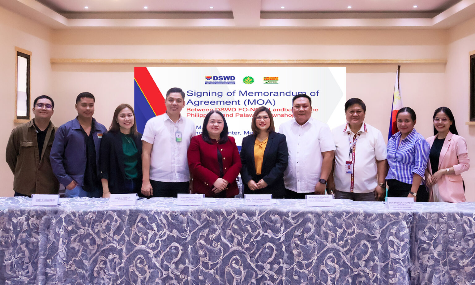 Palawan Group of Companies partners with DSWD NCR and LANDBANK NCR to ...