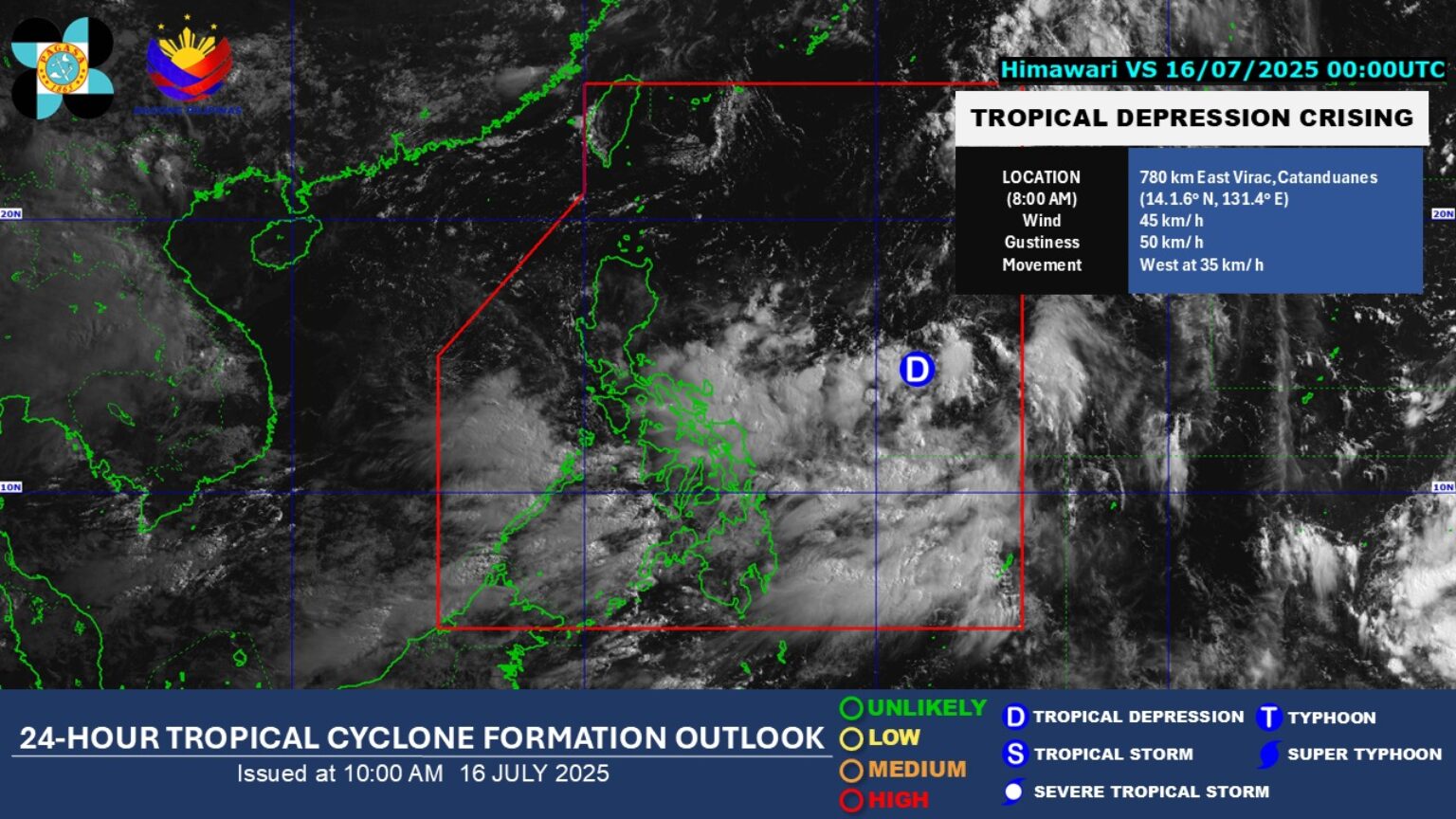 LPA develops into tropical depression 'Crising' | Cebu Daily News