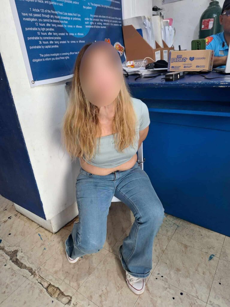 Woman arrested for threatening to slap cop in Cebu City | Cebu Daily News