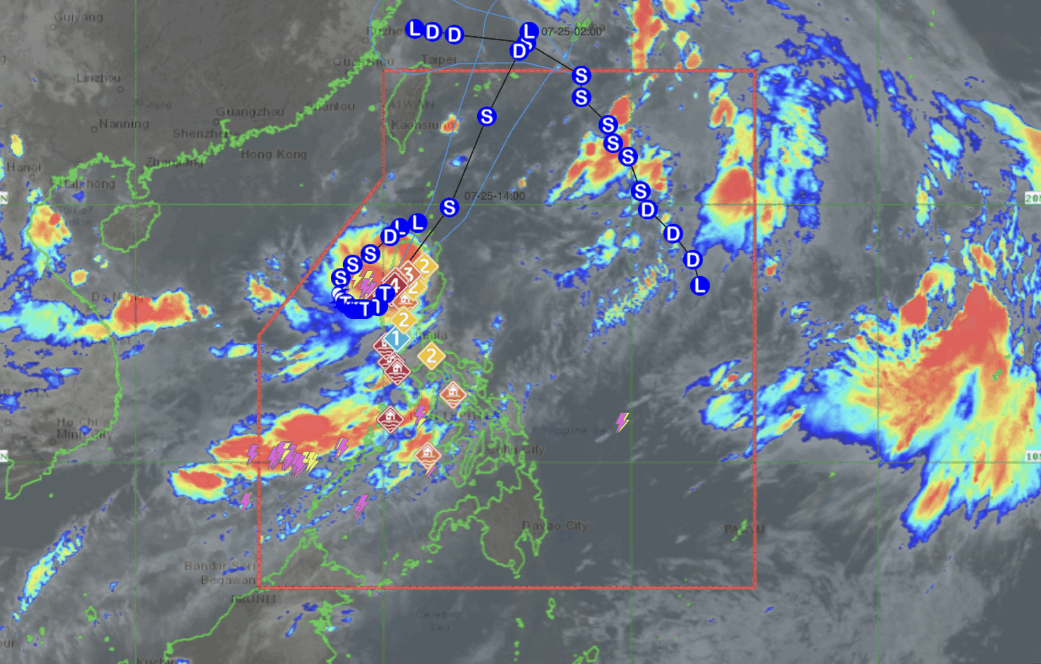 Emong intensifies habagat, Cebu to experience rough seas