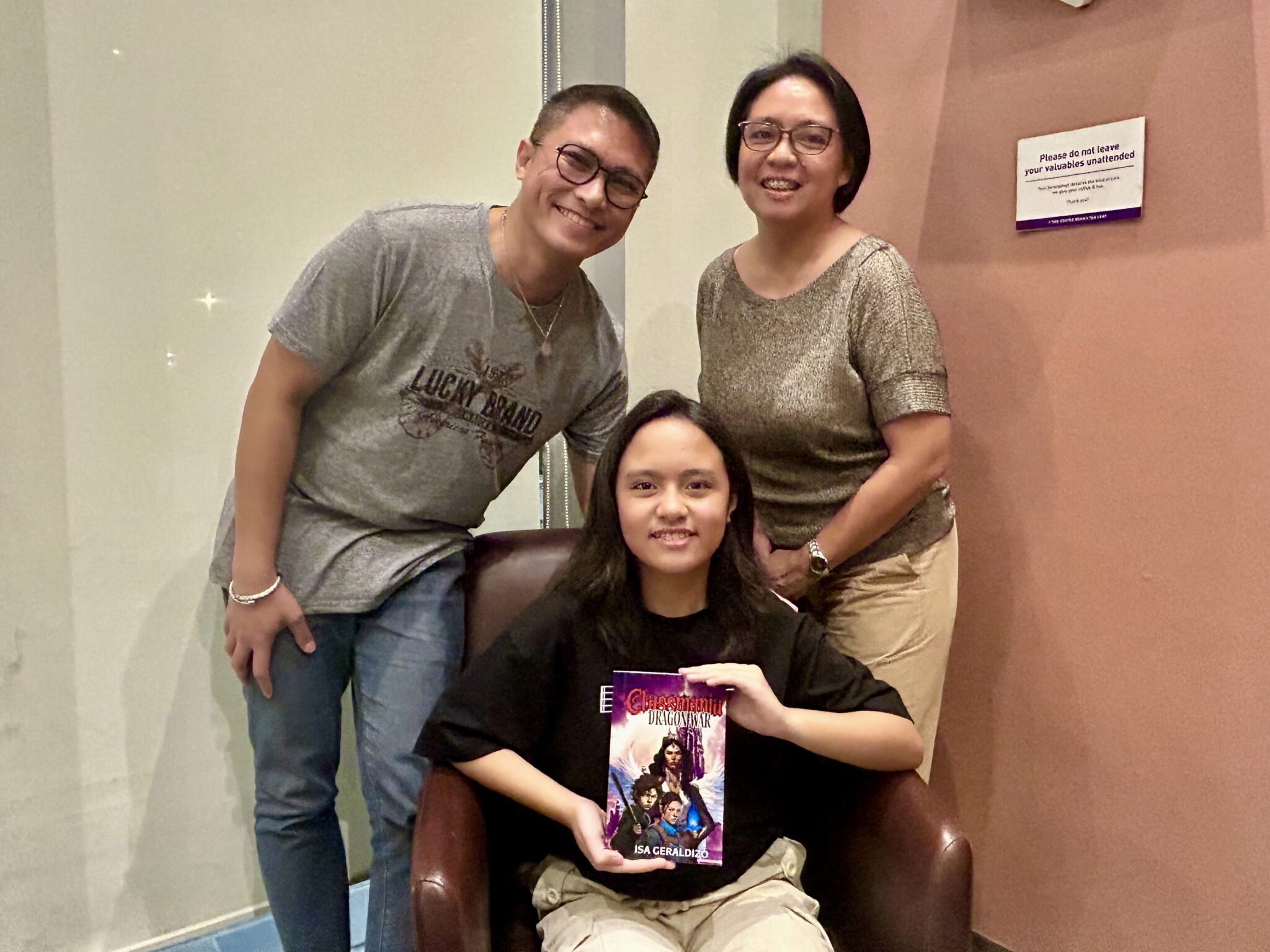 FACES OF CEBU: Isa Geraldizo, 12, fiction book author