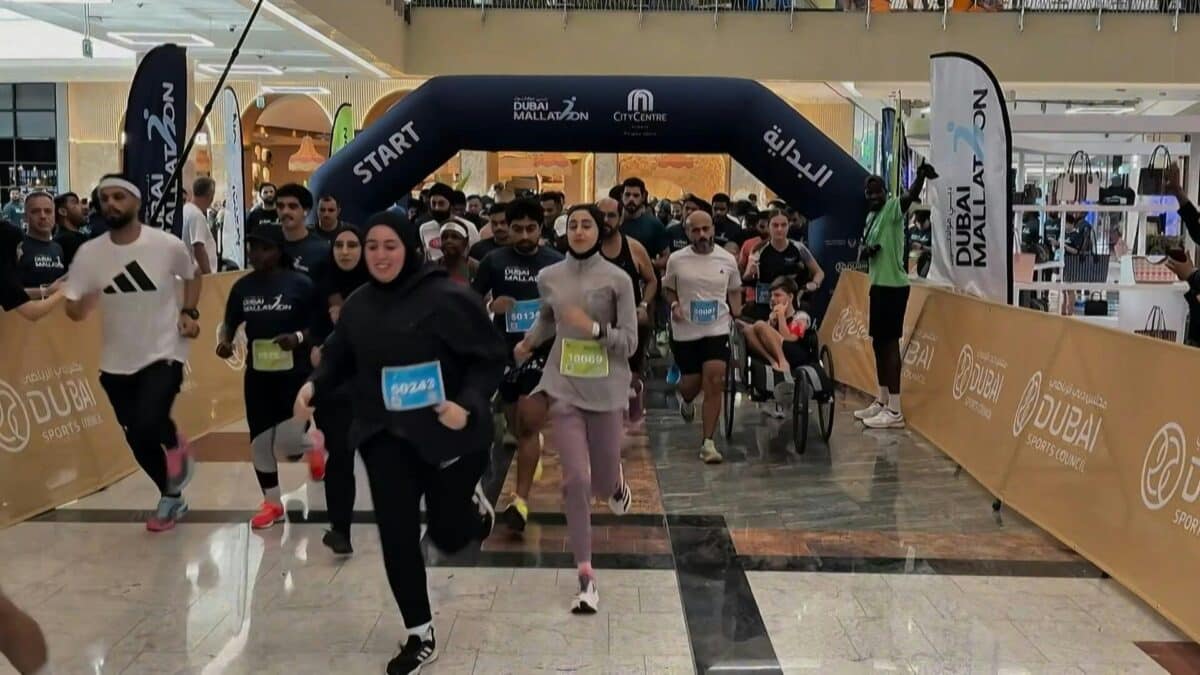 As temperatures reach 50C, Dubai runners turn to indoor marathon