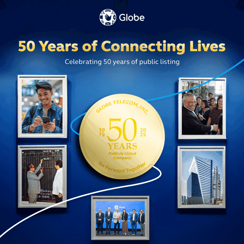 Globe Telecom celebrates 50 Years of Public Listing, conducts bell ...
