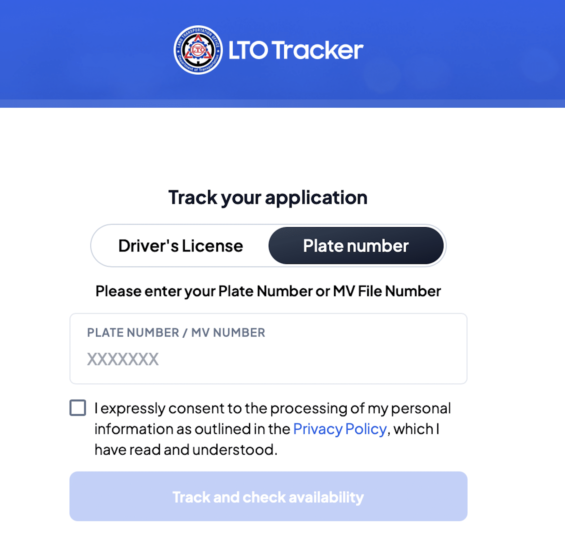 LTO Tracker: How to find your license plates