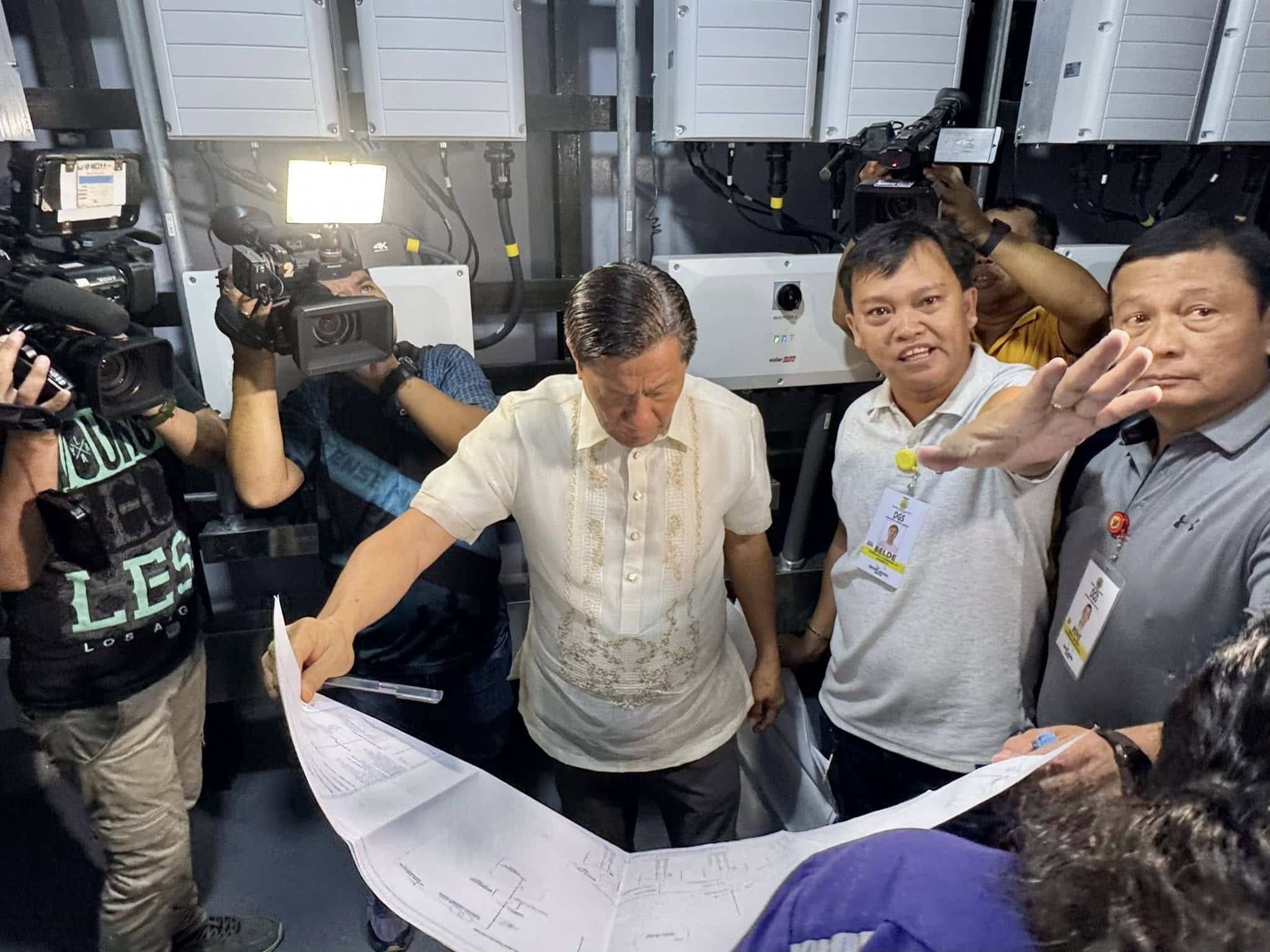 P30M solar system at DGS compound turned on by Cebu City