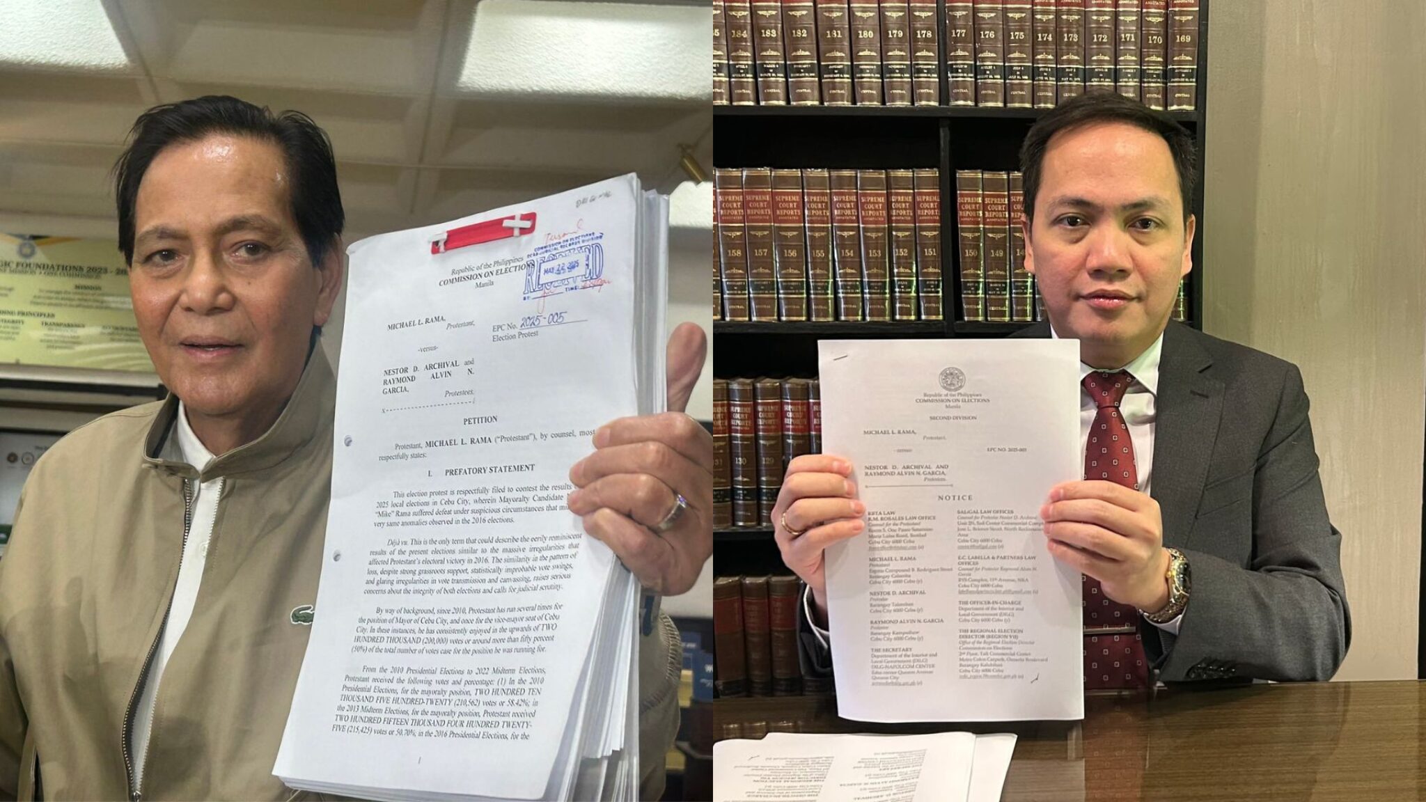 Comelec junks Mike Rama’s protest, affirms Archival as Cebu City mayor