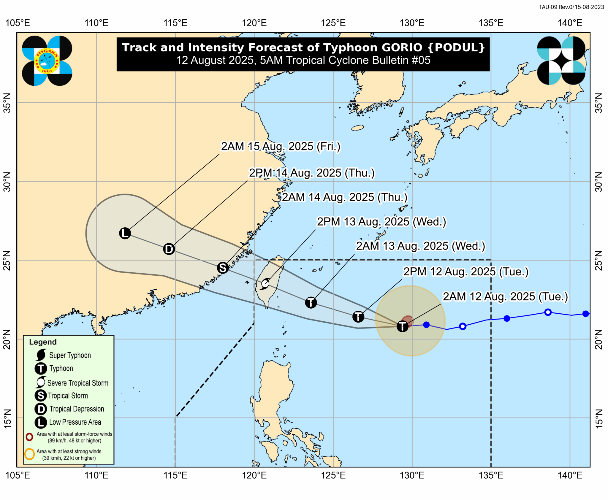 'Gorio' now a typhoon; 'habagat' to drench parts of PH