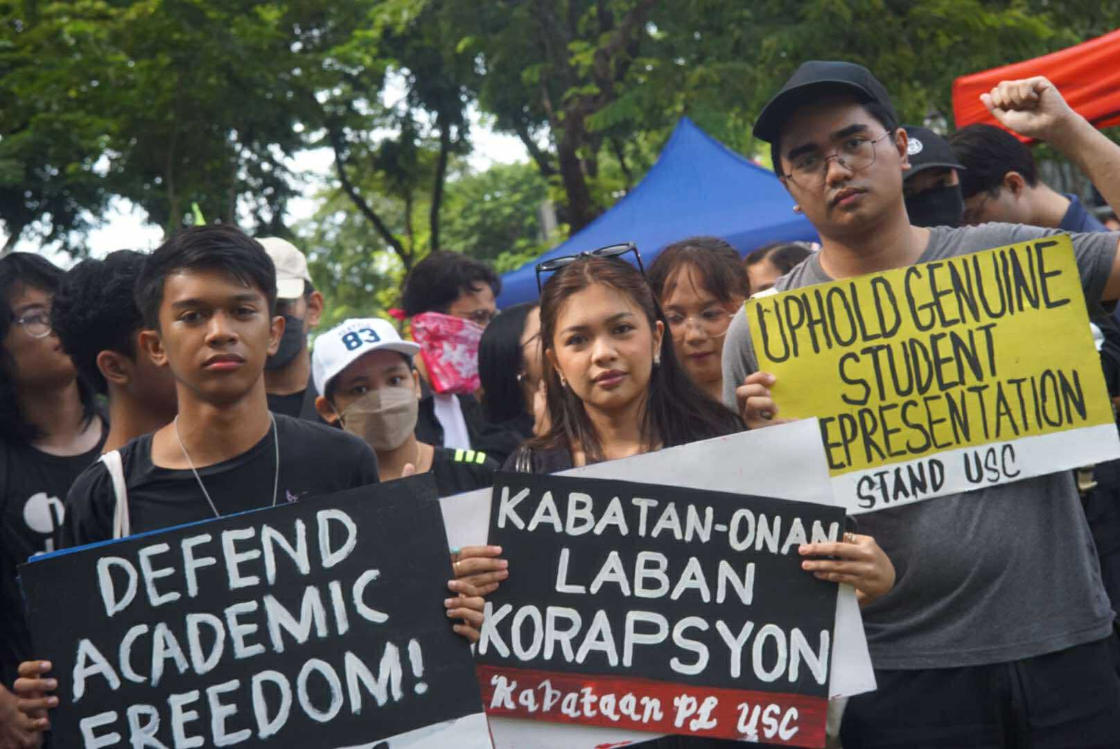 LOOK: Dozens join anti-corruption protest in Cebu