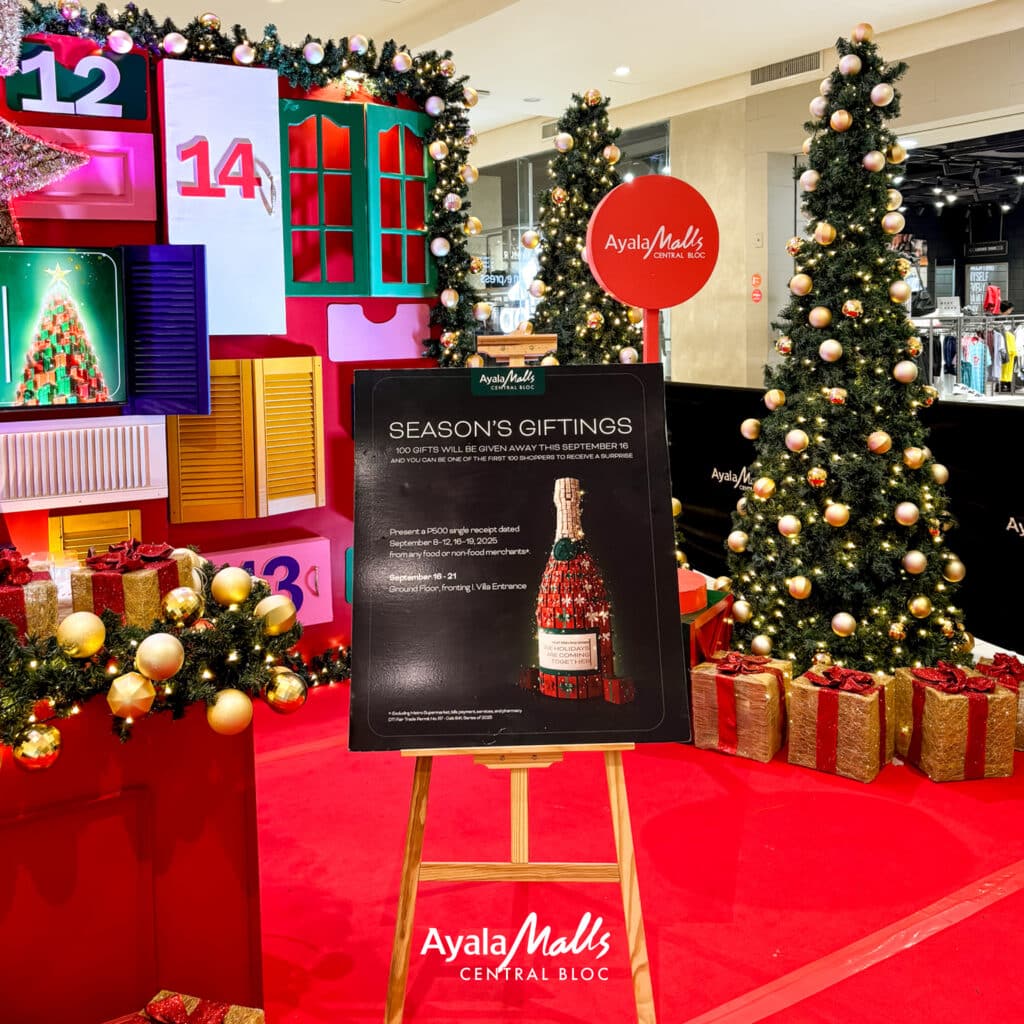 Step into the Holidays early with Ayala Malls Central Bloc’s life-sized ...