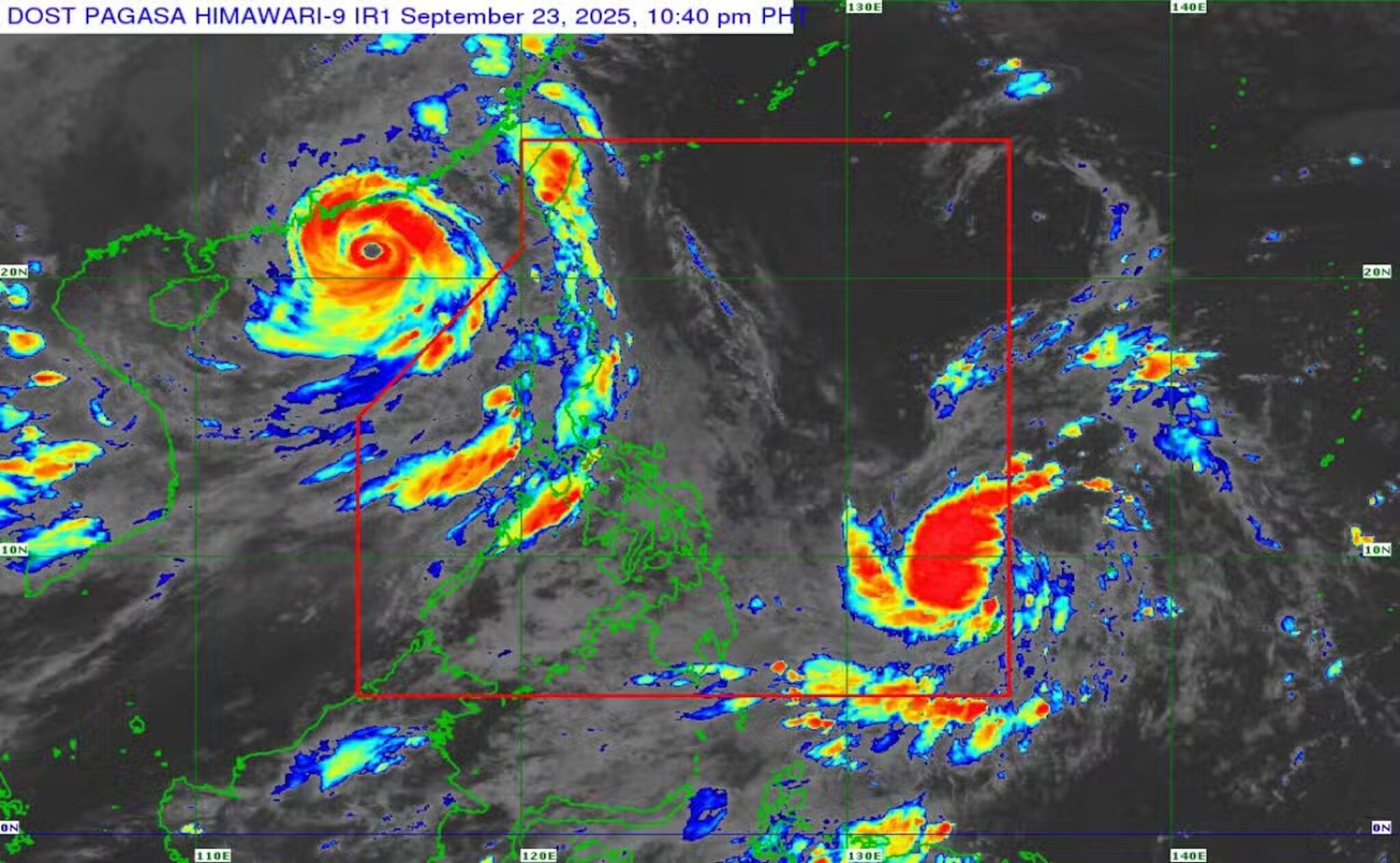 Opong: Pagasa says it may make landfall in Bicol on Sept. 26.,
