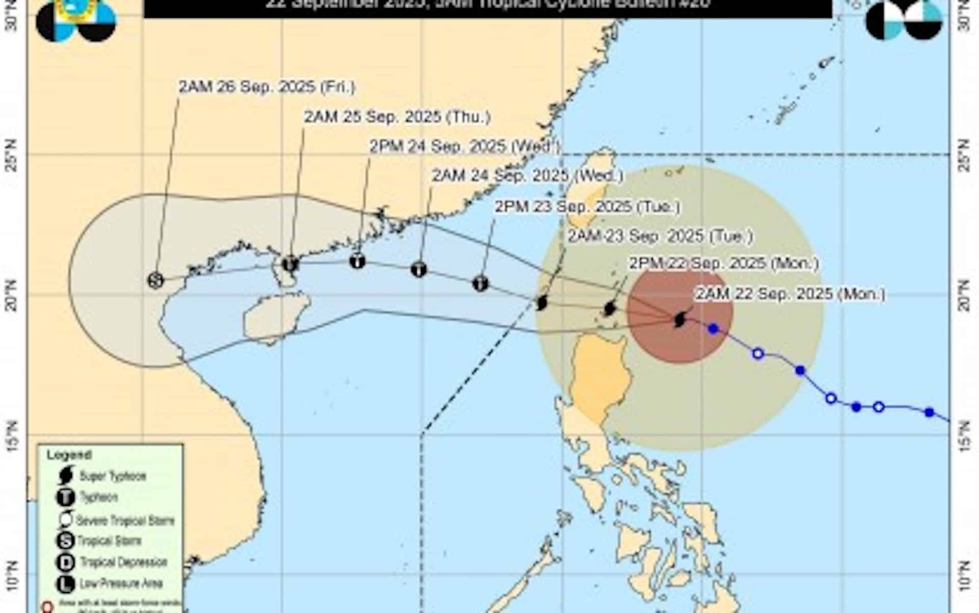 Nando nears landmass: Signal No. 5 up on parts of Babuyan Is.