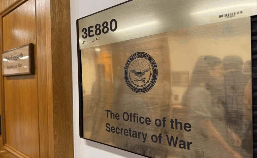 Trump signs EO renaming Department of Defense to Department of War