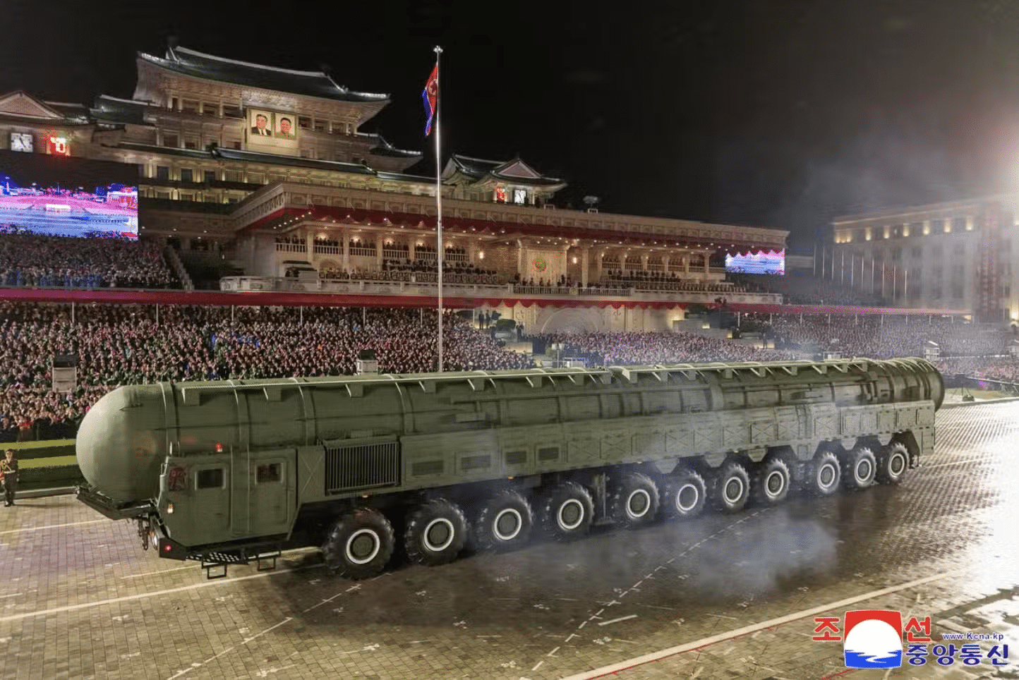 North Korea flaunts military capabilities with Hwasong-20 ICBM