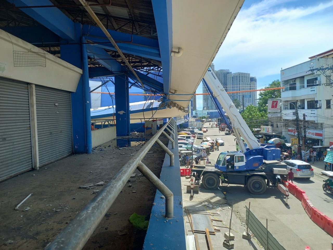 Mandaue public market incurs worst damage from 6.9 earthquake