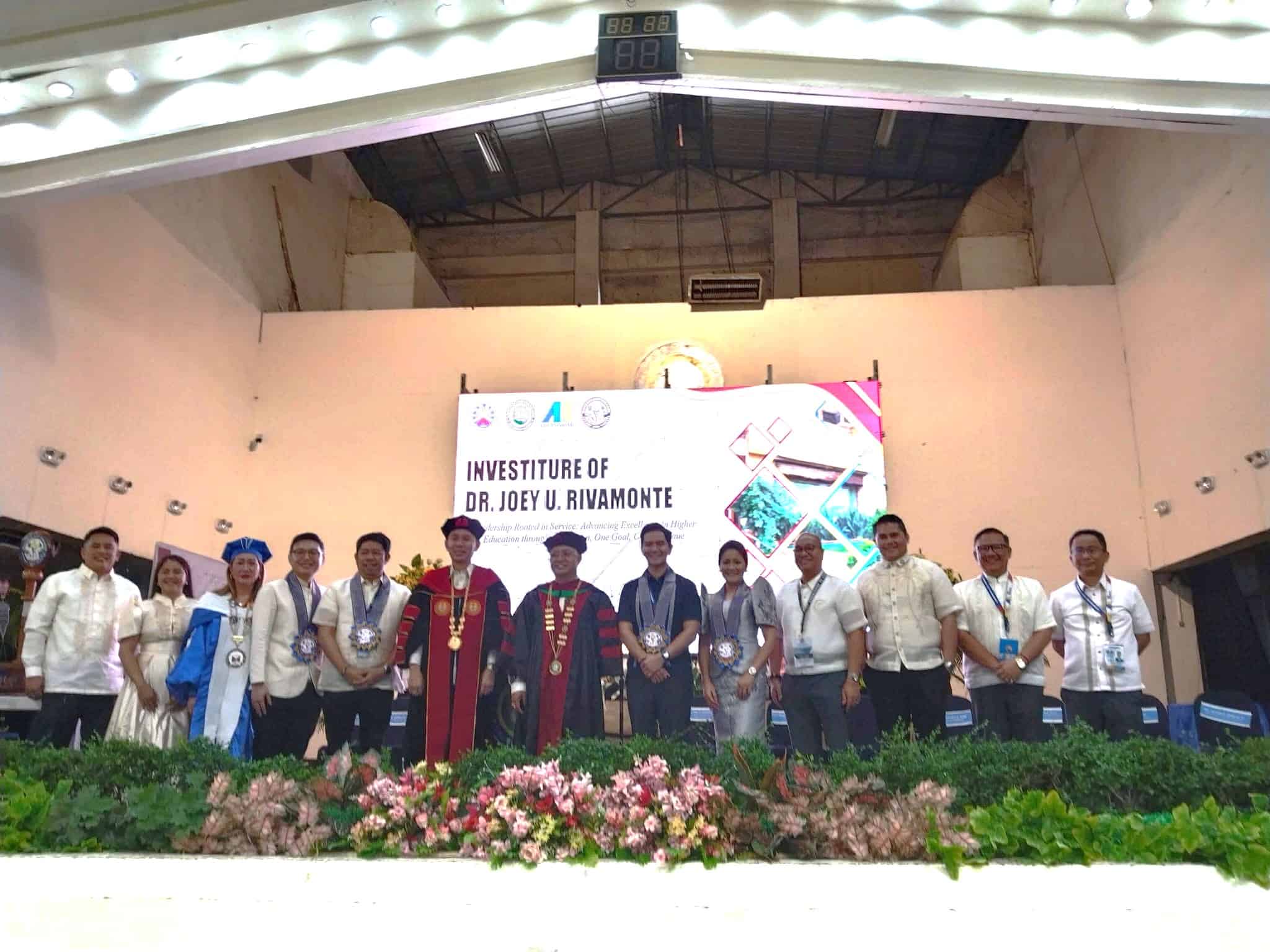 Rivamonte formally installed as Mandaue City College president | Cebu ...