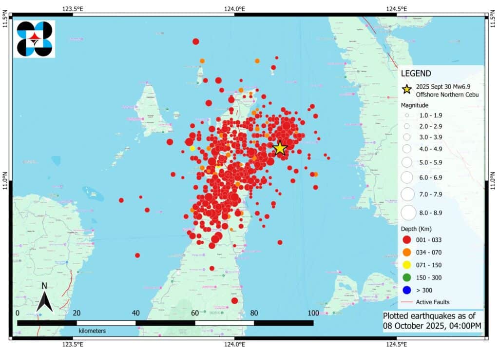 Phivolcs records over 10,000 aftershocks in north Cebu