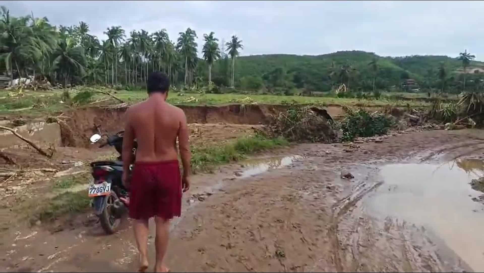 Rescued workers from Compostela, Cebu flood