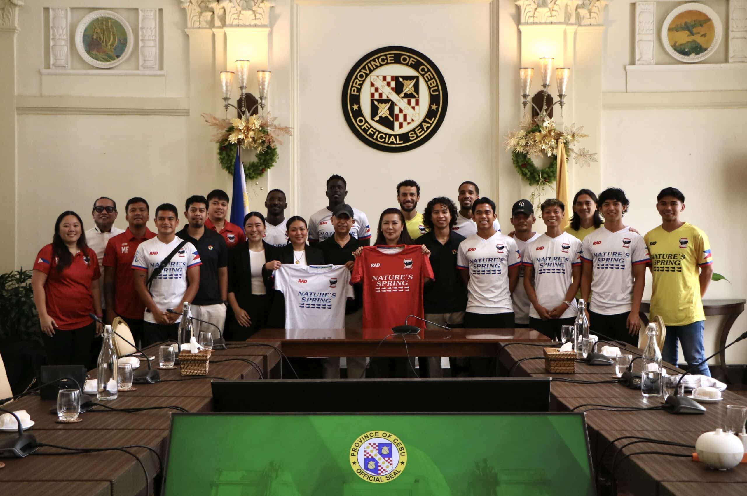 Cebu Football Club strengthens ties with Cebu Province