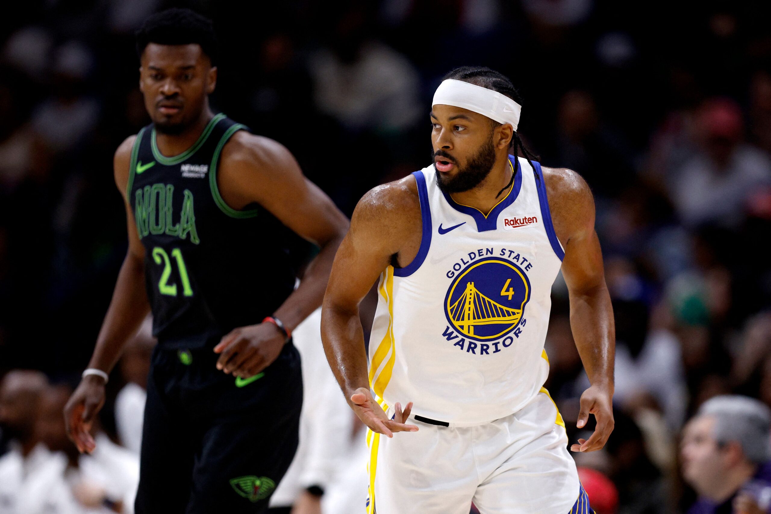 NBA: Warriors aided by Moody’s 32 shoot down Pelicans, 124-106