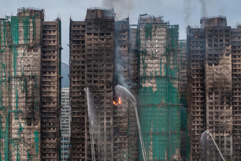 Hong Kong says ‘substandard netting’ fueled deadly fire killing 151