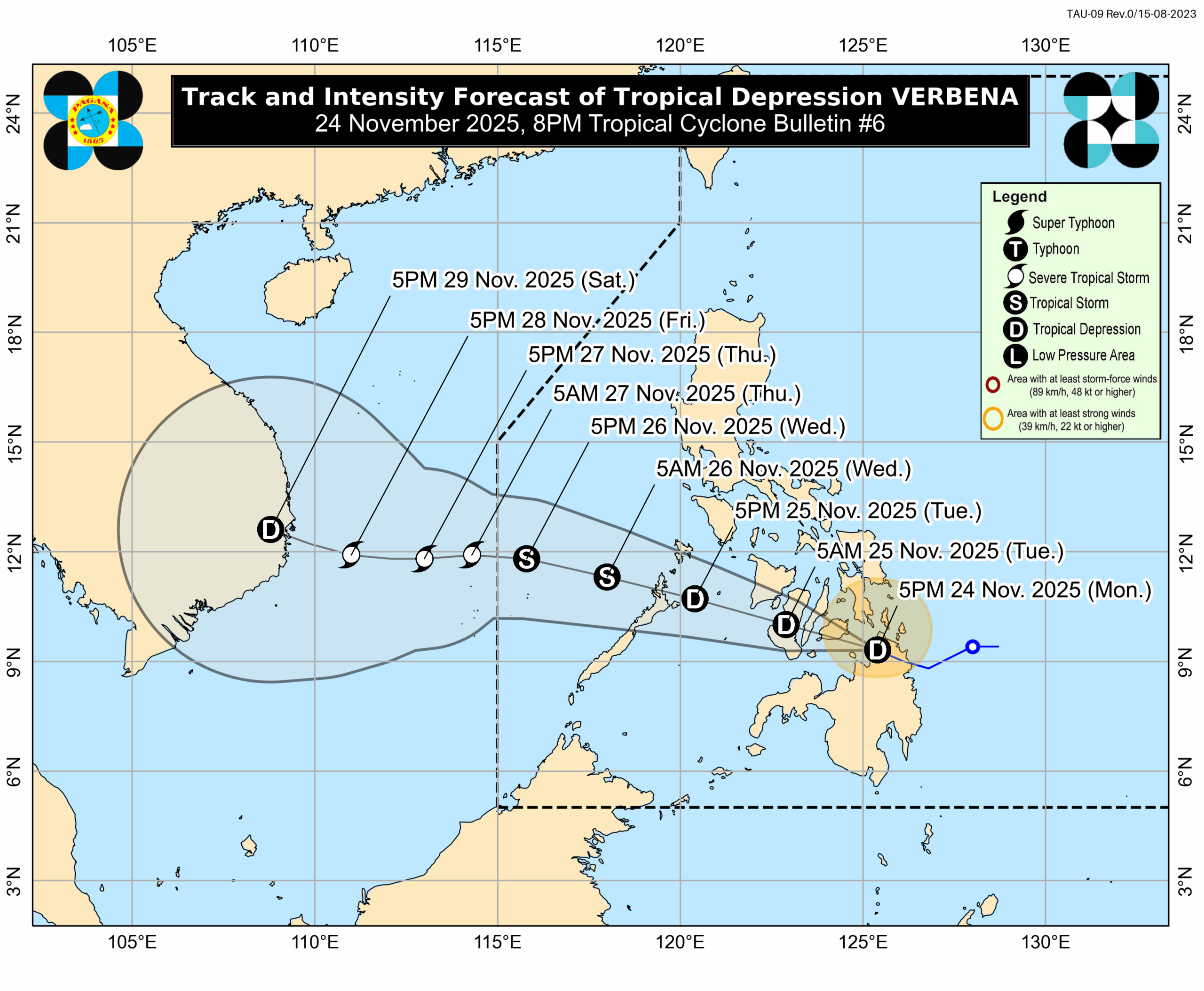 Tropical Depression Verbena: Visayas in for a rainy night | Cebu Daily News