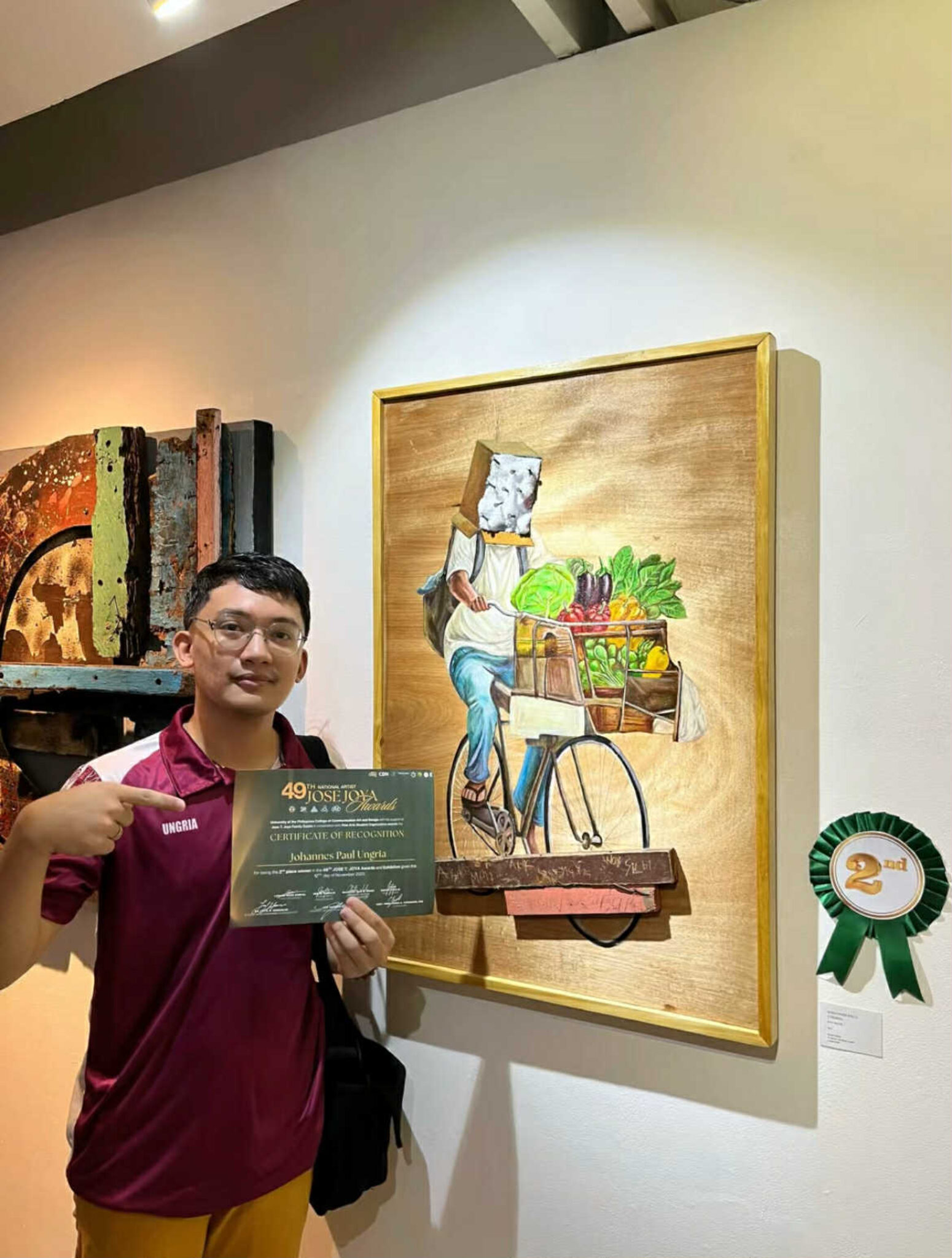 UP Cebu artist's Joya-winning piece foregrounds farmers' struggles