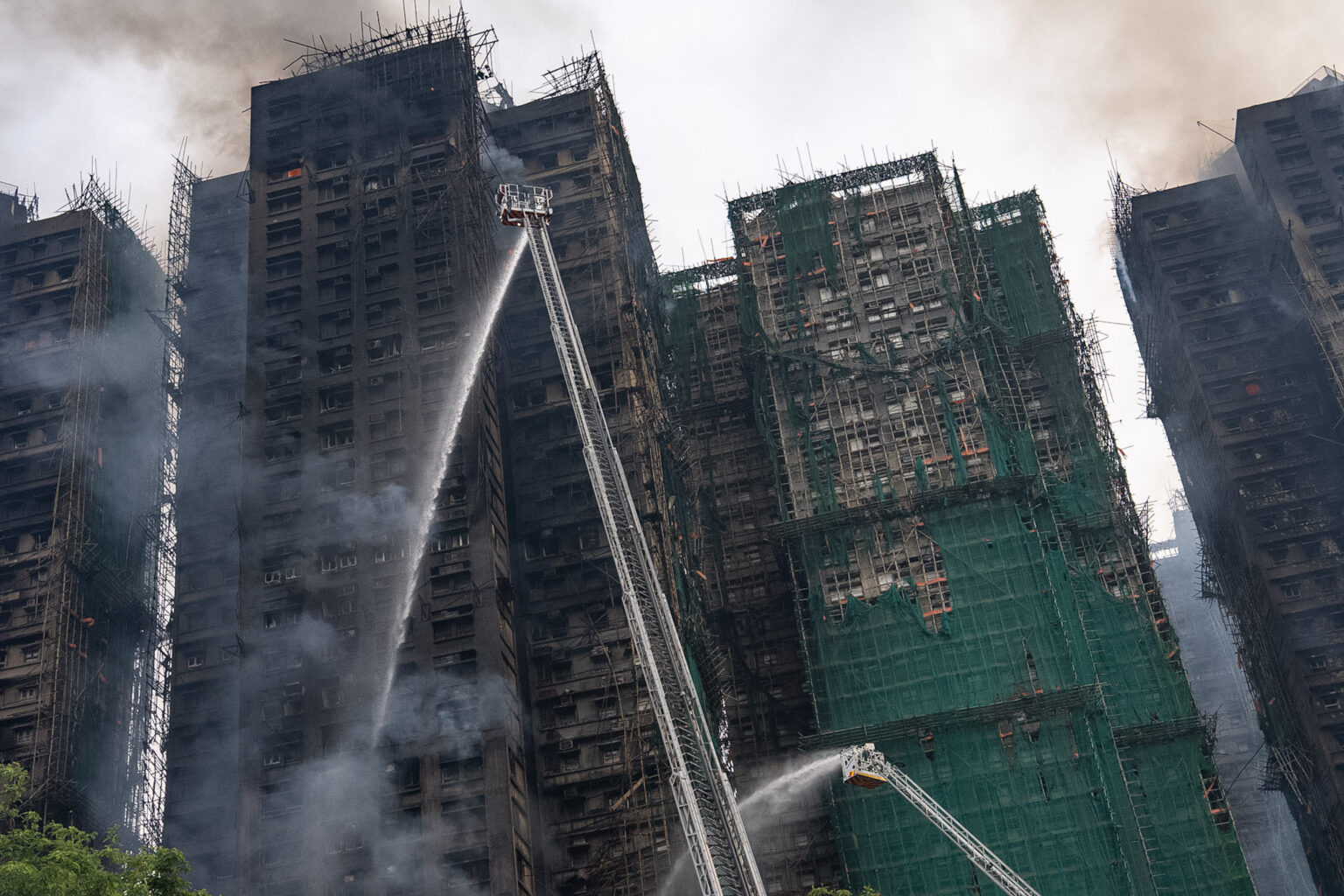 UPDATE: 3 arrested in Hong Kong, as high-rise fire leaves 44 dead