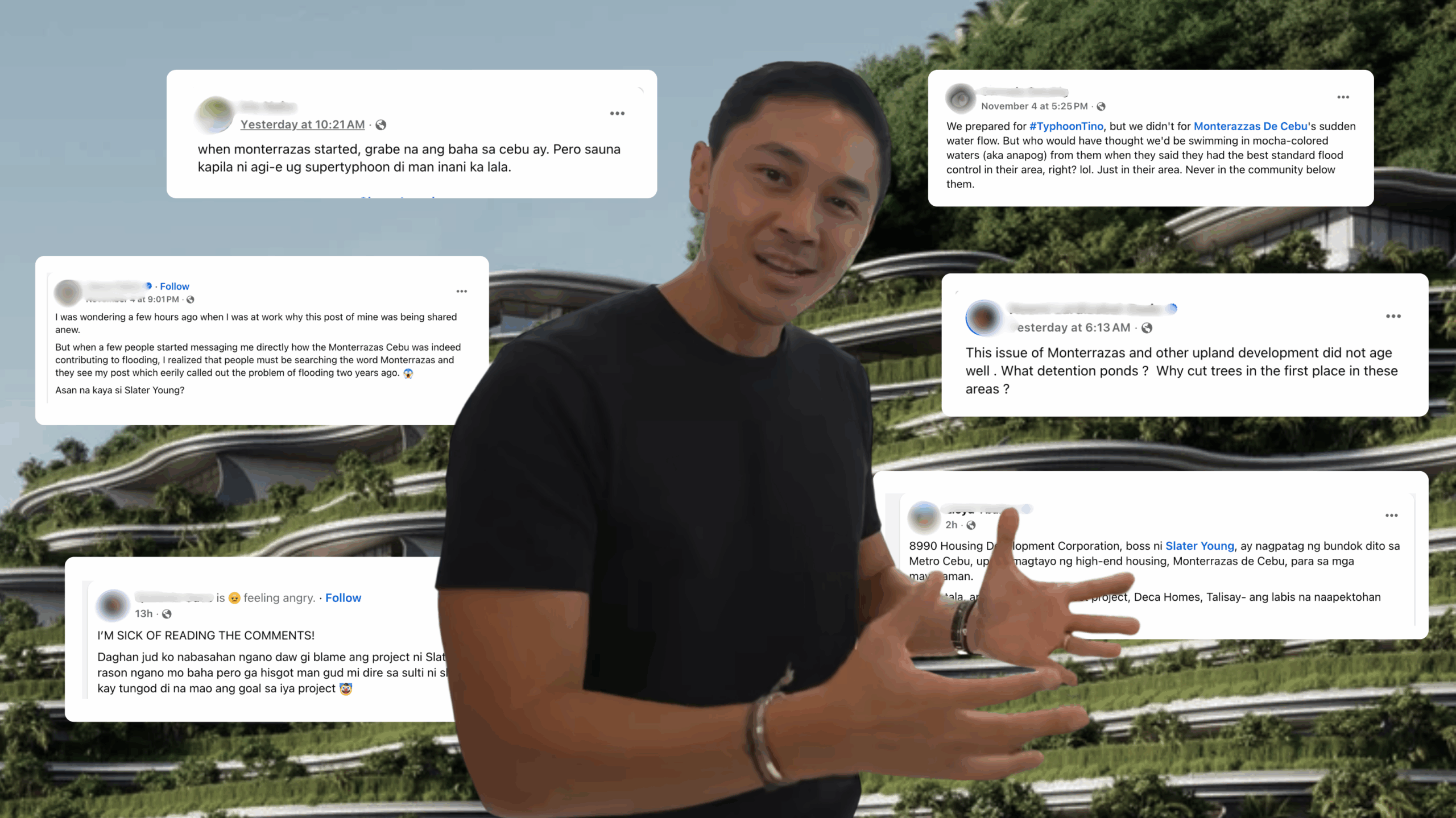 Slater Young’s project under fire after Typhoon Tino floods Cebu