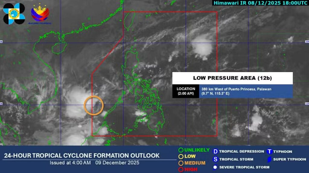 New LPA enters PAR — Pagasa