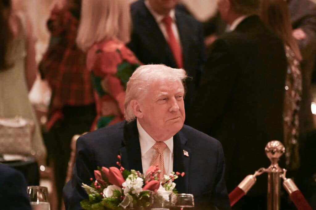 Trump takes Christmas Eve shot at 'radical left scum'