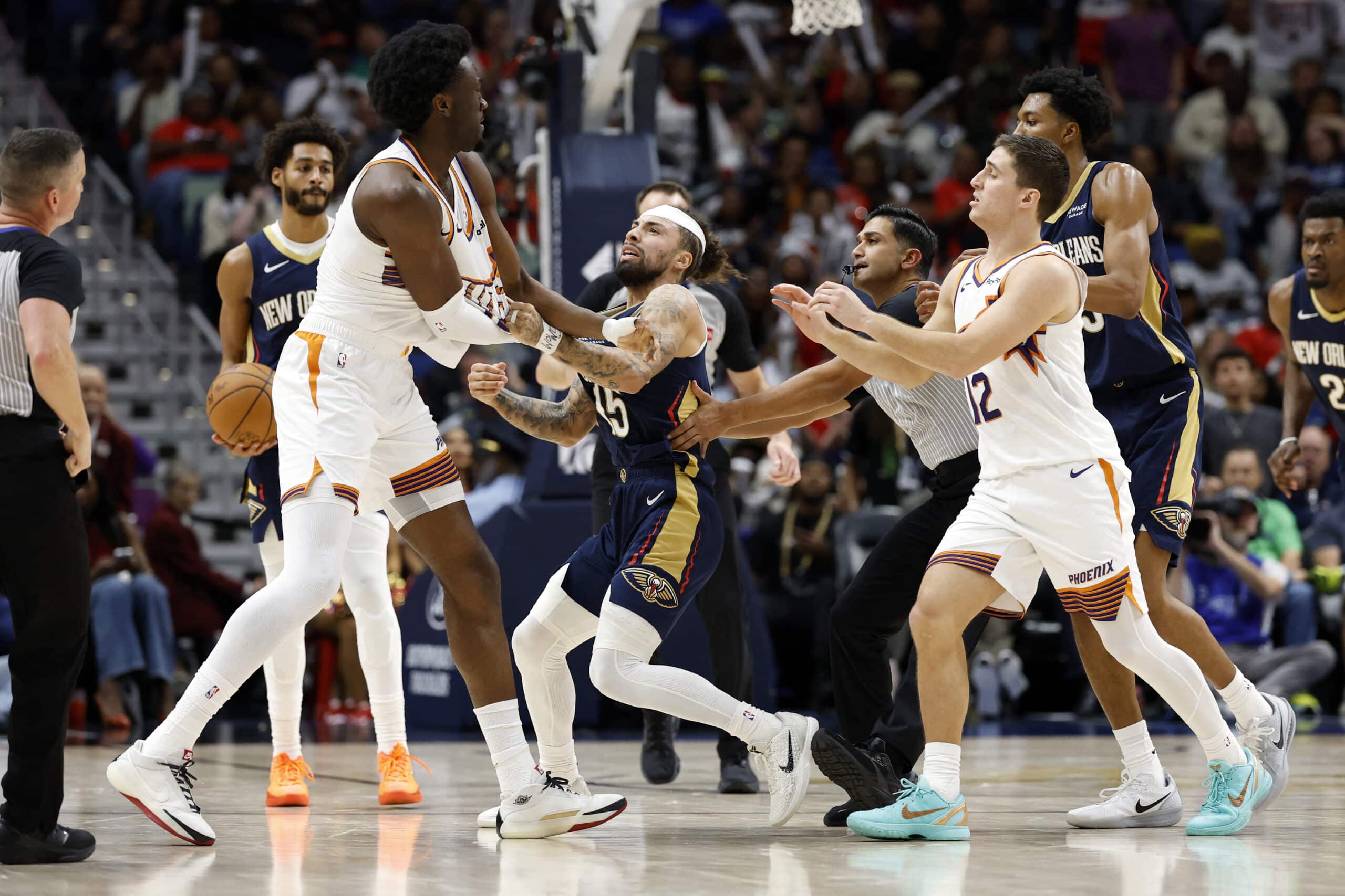 NBA: Pelicans guard Alvarado, Suns center Williams draw bans