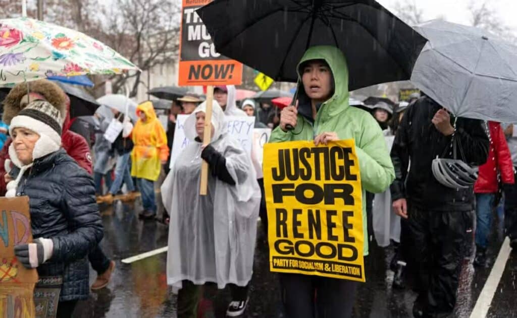 Anti-ICE protests held in US after Minneapolis, Portland shootings