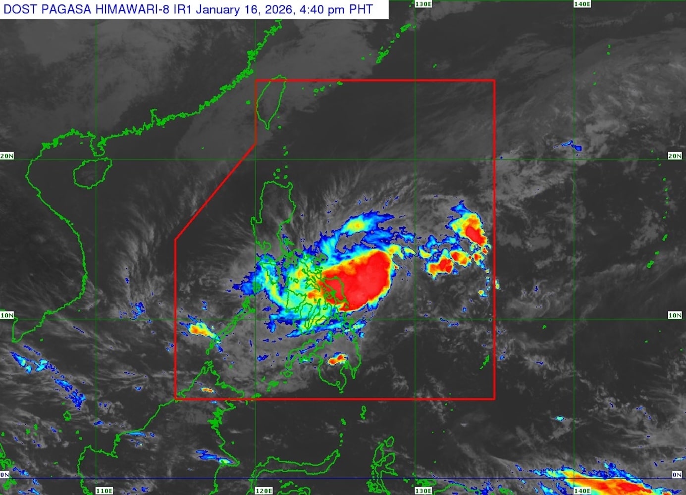 Signal No. 1 up in northern Cebu as tropical storm Ada approaches.