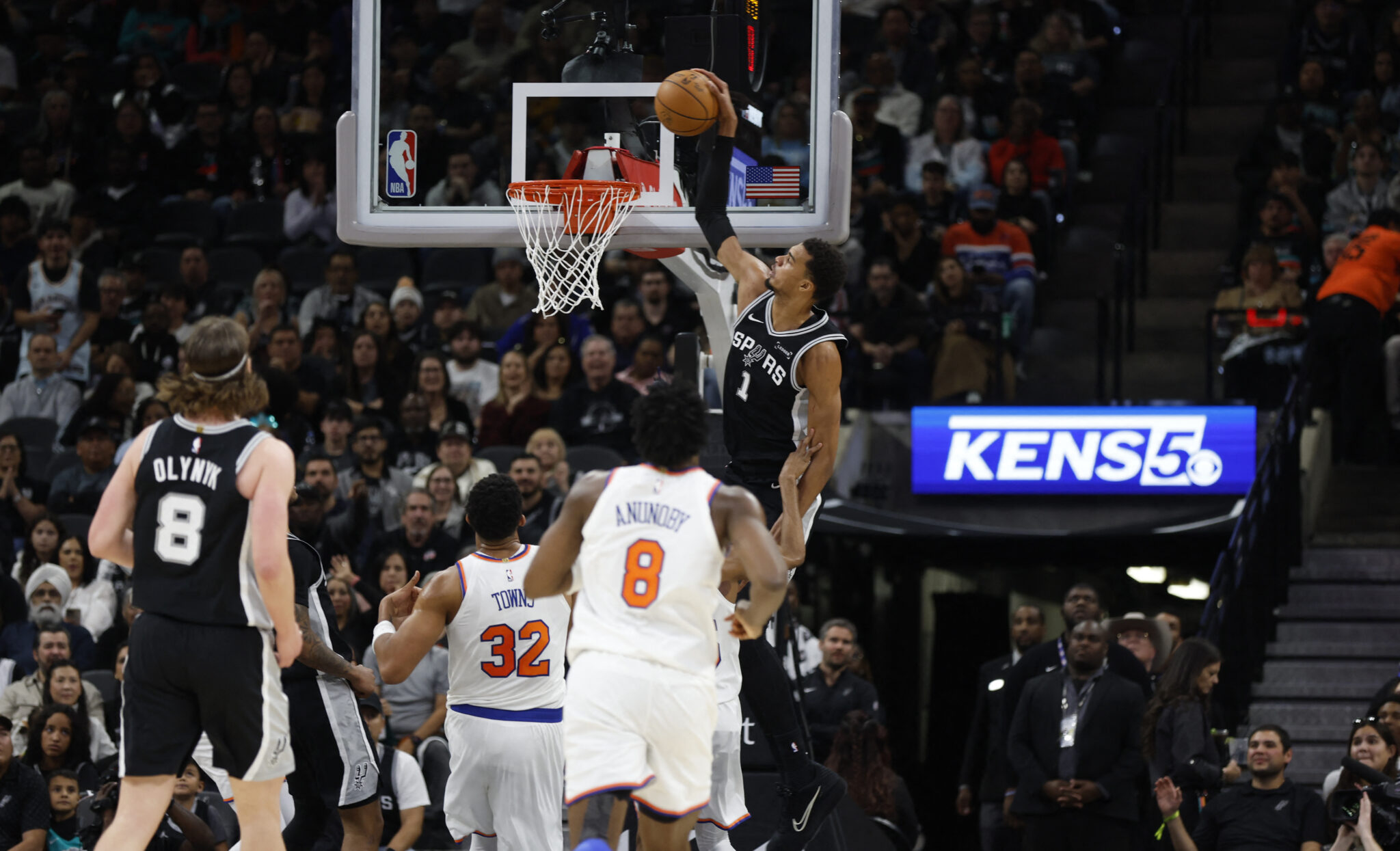 NBA: Champagnie, Wemby lead Spurs comeback in Knicks thriller