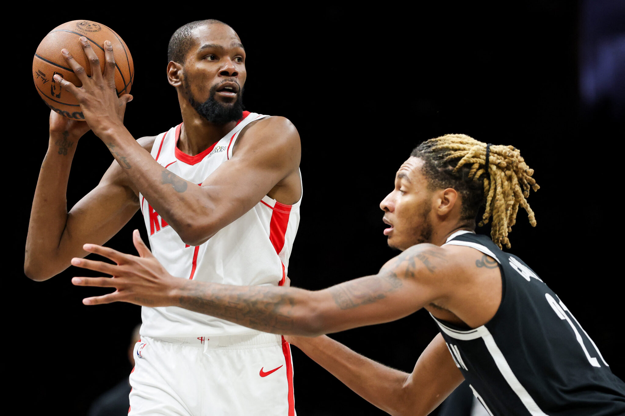 NBA: Rockets stun Nets with Durant, Thompson leading the way for Houston