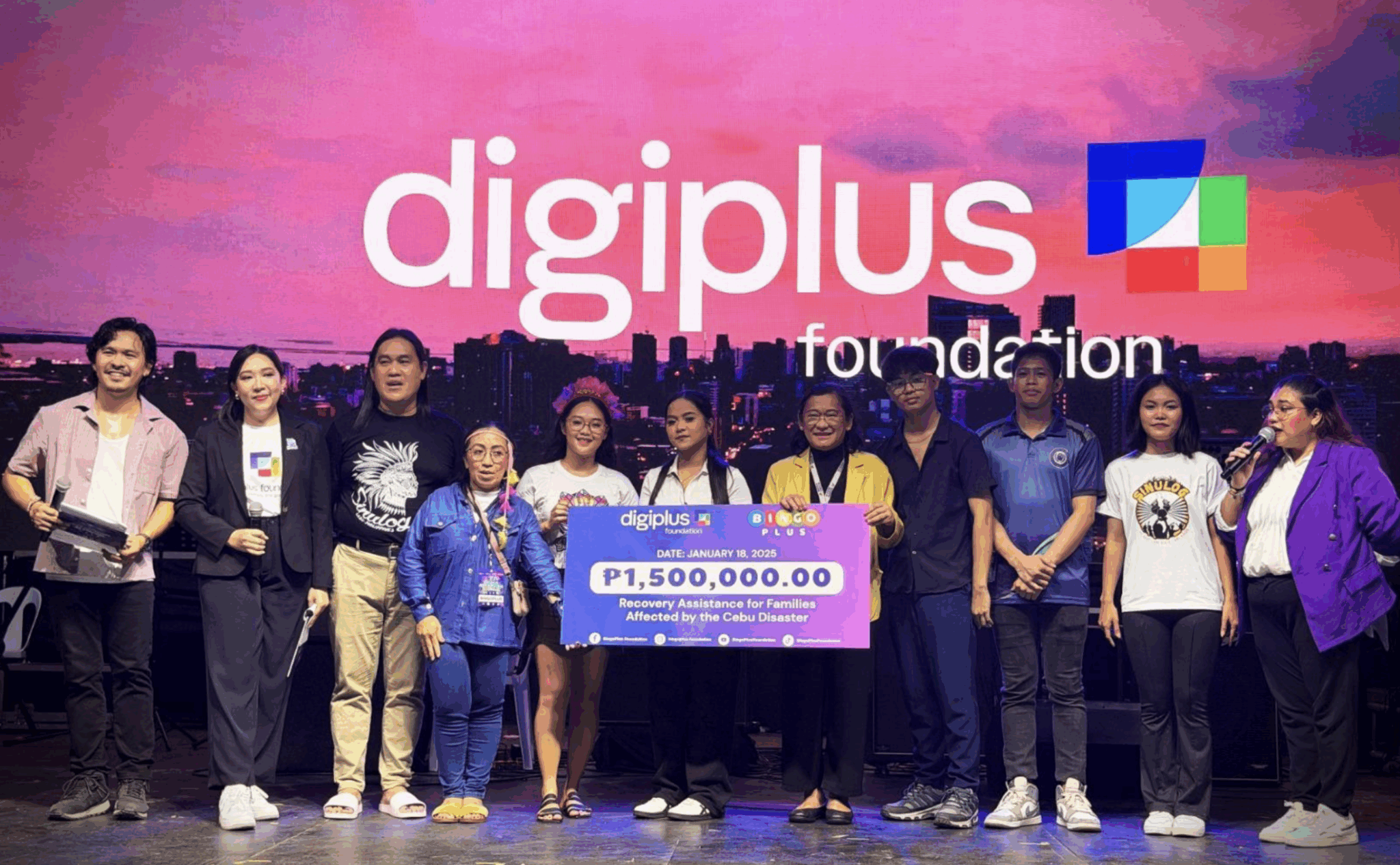 DigiPlus Foundation commits ₱1.5M assistance to Cebuanos